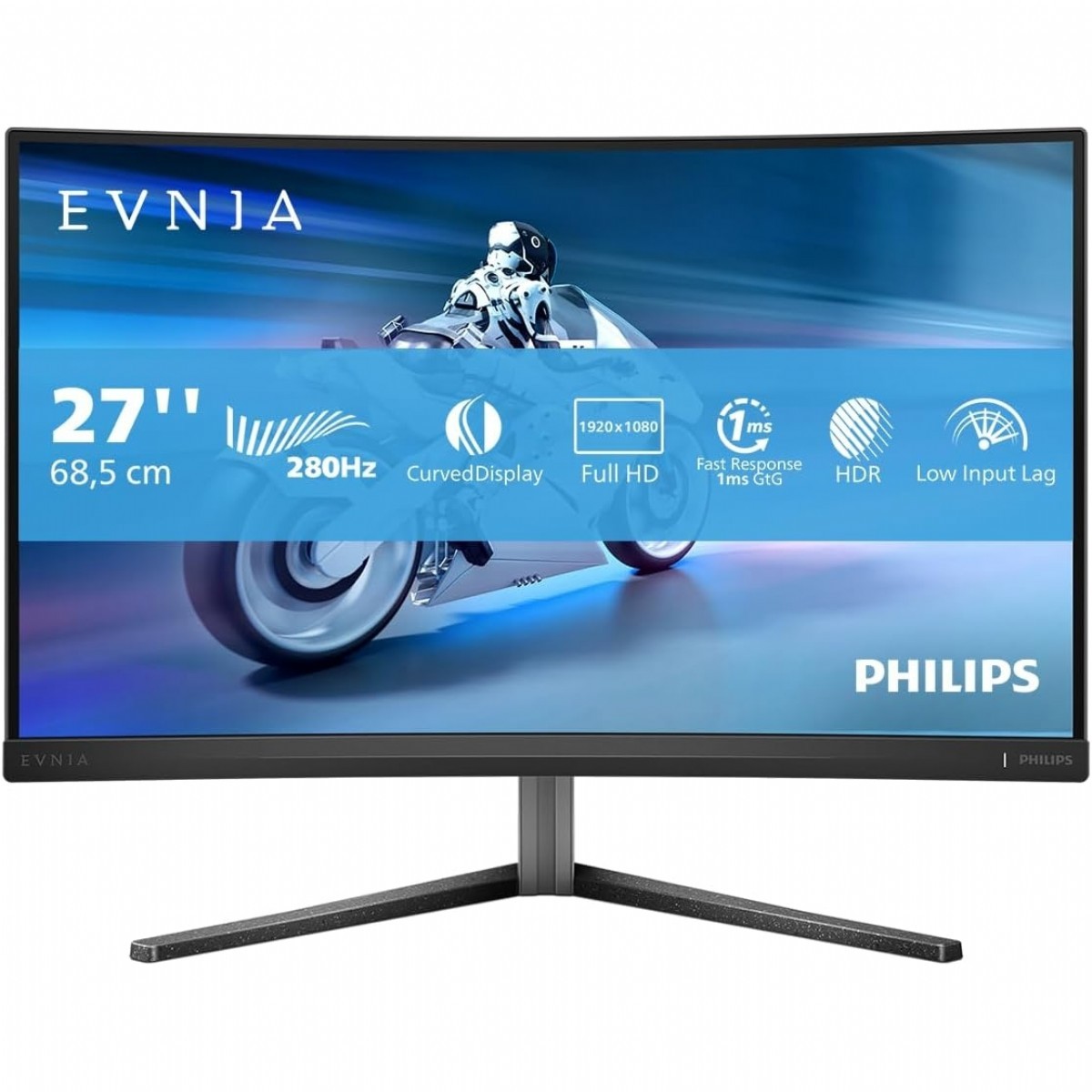 PHILIPS 27" 27M2C5200W/01 EVNIA 280Hz 1Ms 1920X1080 CURVED MONİTÖR ...