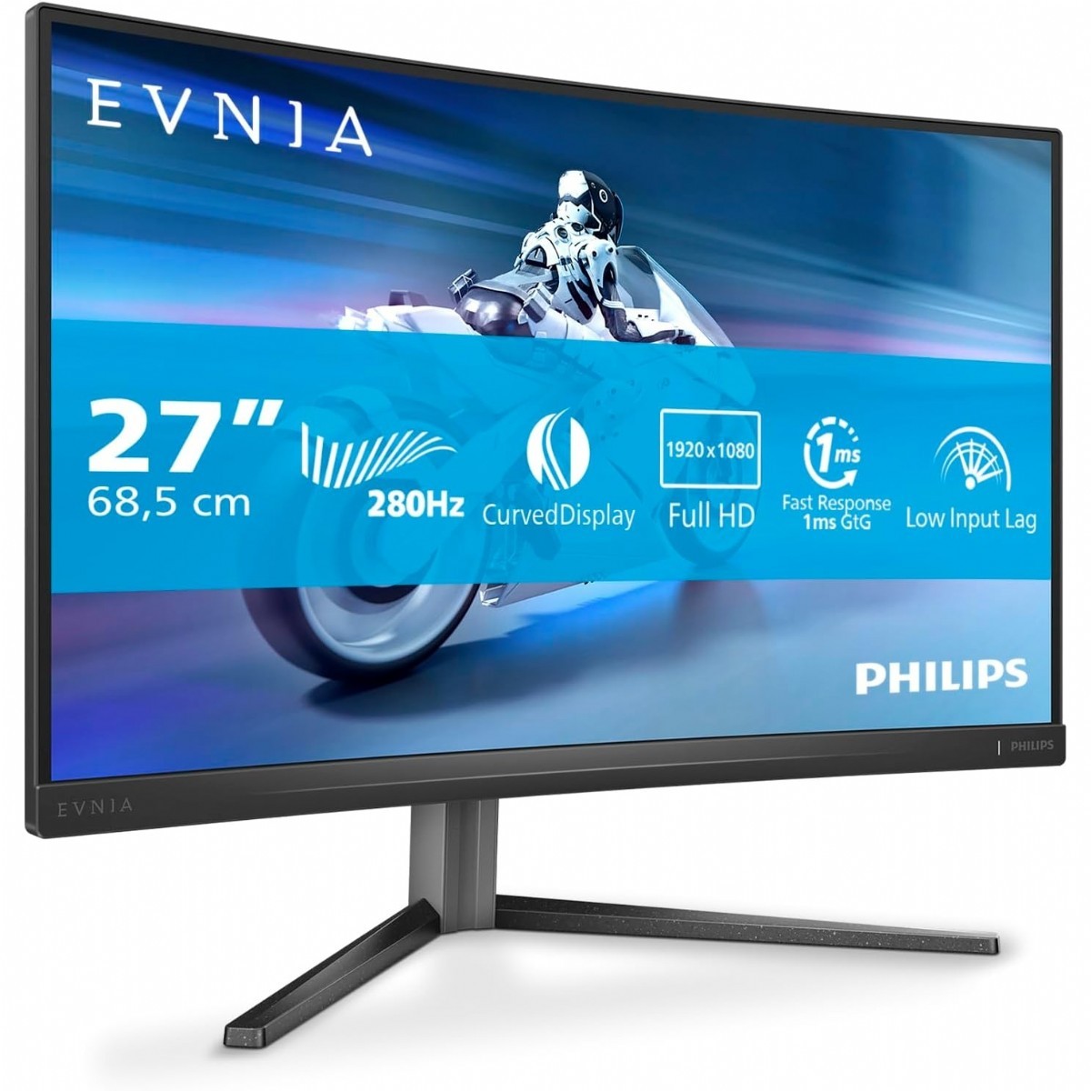 PHILIPS 27" 27M2C5200W/01 EVNIA 280Hz 1Ms 1920X1080 CURVED MONİTÖR ...